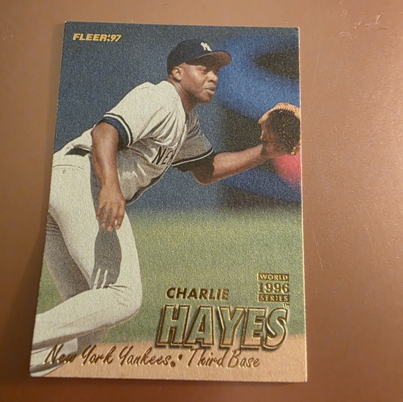 Other | Charlie Hayes New York Yankees Third Base Baseball Card | Poshmark